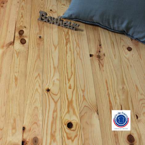 Parquet Pin Maritime massif brut | La Maison Saint-Gobain